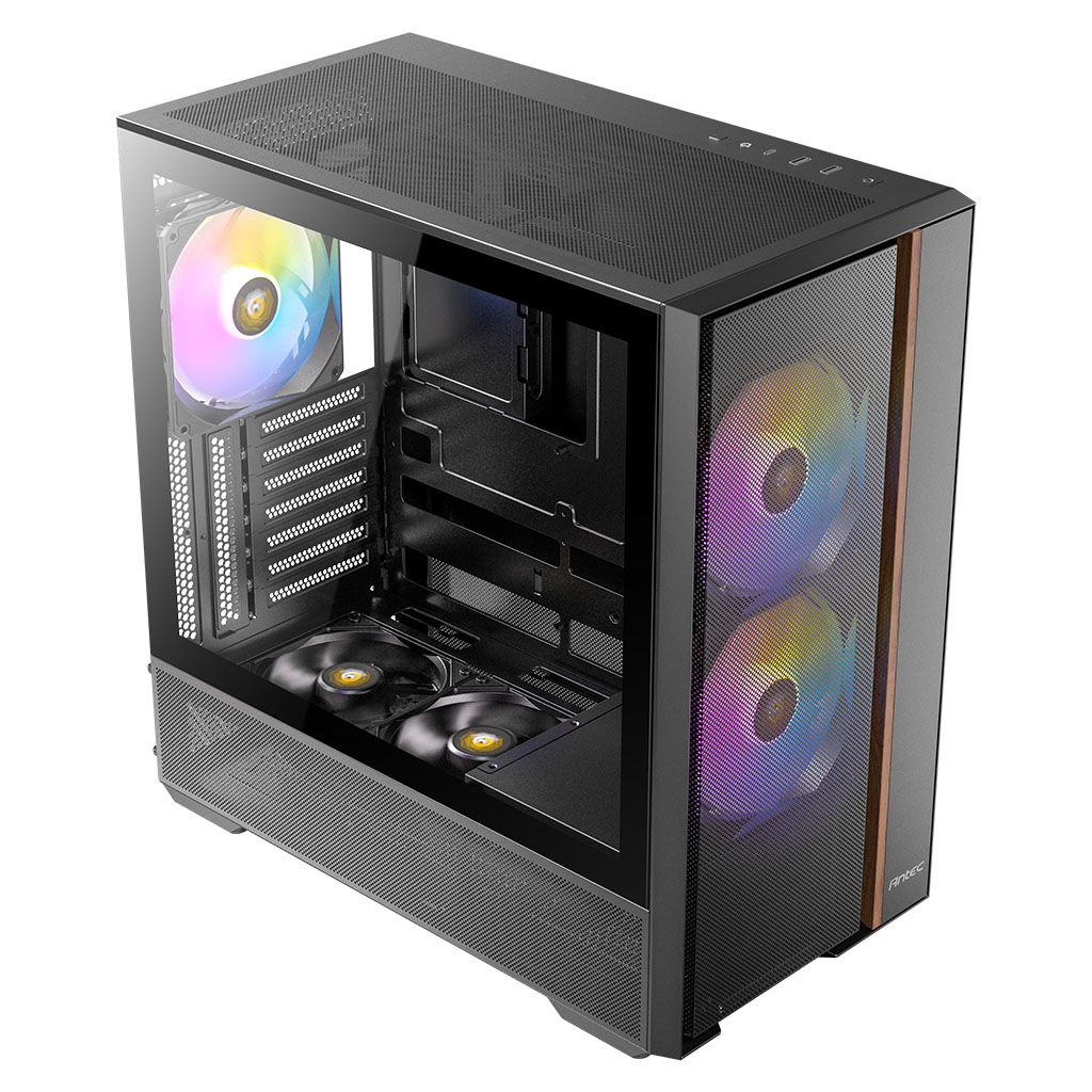 Antec Flux Rear Tempered Glass ARGB Mid-Tower ATX Case - FLUX REAR | Mwave