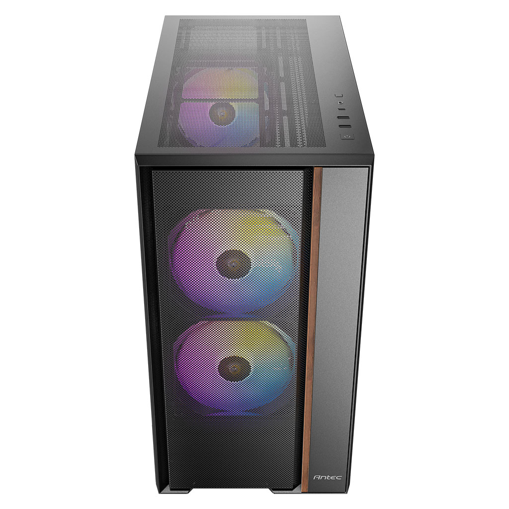 Antec Flux Rear Tempered Glass ARGB Mid-Tower ATX Case - FLUX REAR | Mwave