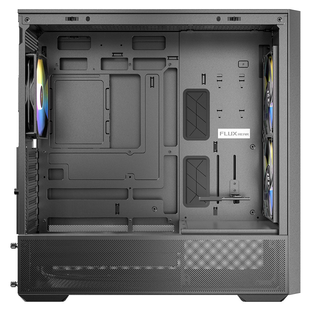 Antec Flux Rear Tempered Glass ARGB Mid-Tower ATX Case - FLUX REAR | Mwave