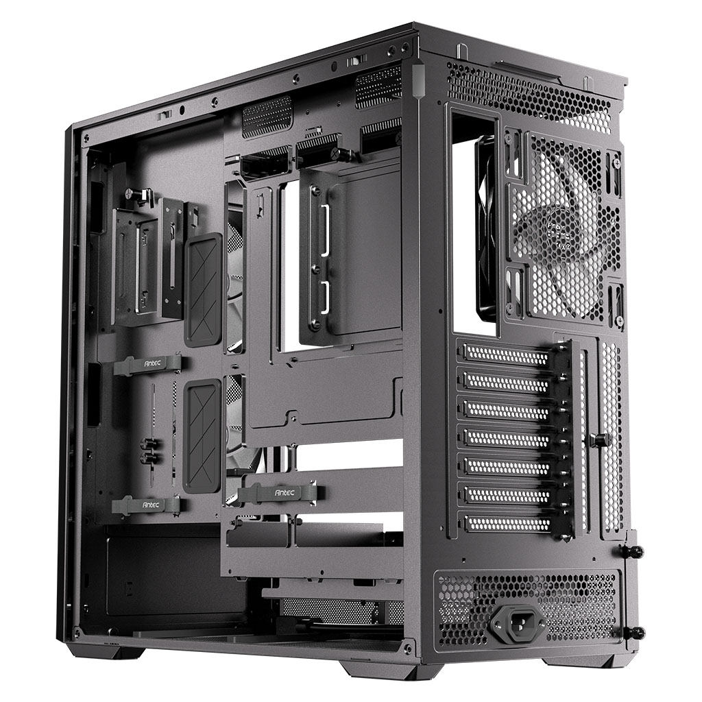 Antec Flux Rear Tempered Glass ARGB Mid-Tower ATX Case - FLUX REAR | Mwave