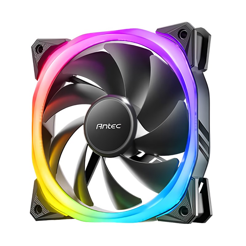 Antec Fusion 120mm ARGB PWM Black Case Fan - 3 Pack with ARGB ...