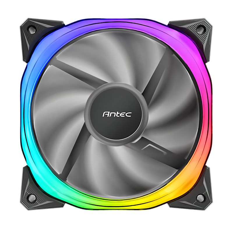 Antec Fusion 120mm ARGB PWM Black Case Fan - 3 Pack with ARGB ...