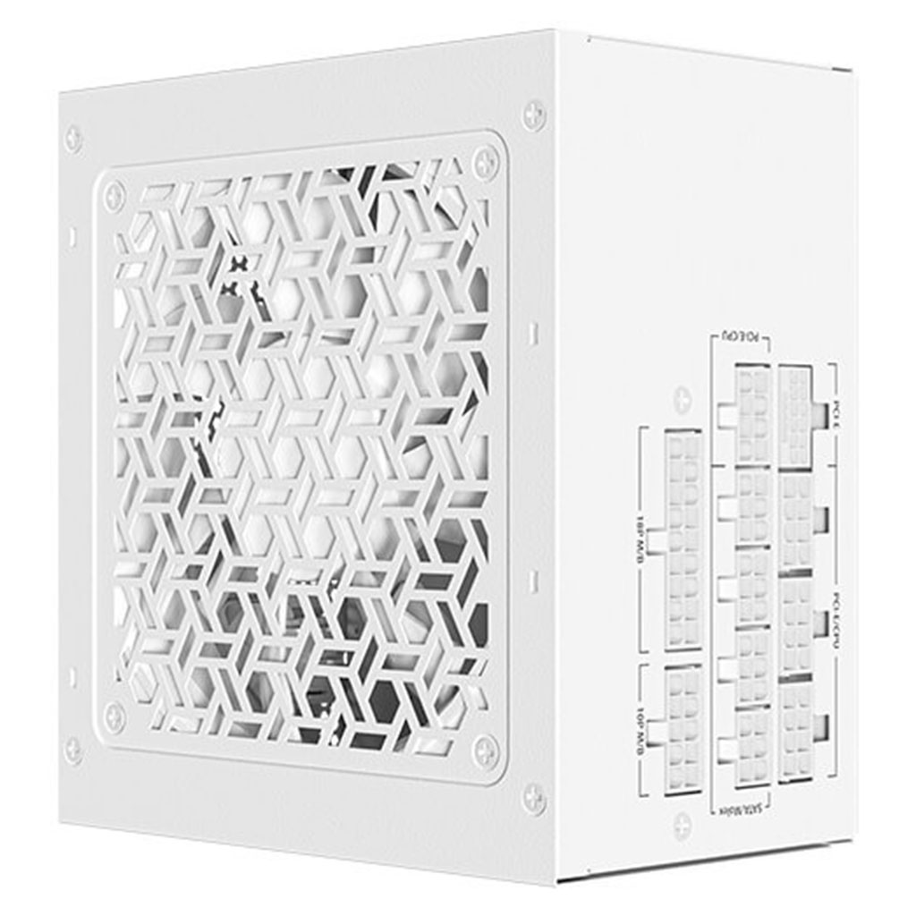 Antec GSK 850W 80+ Gold Fully Modular ATX 3.1 Power Supply - White ...