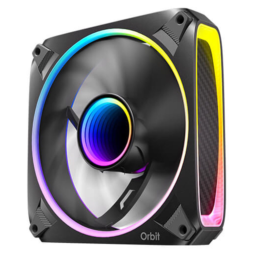 Antec Orbit 120mm ARGB Black Case Fan - 3 Pack - ORBIT 120 ARGB 3PK | Mwave