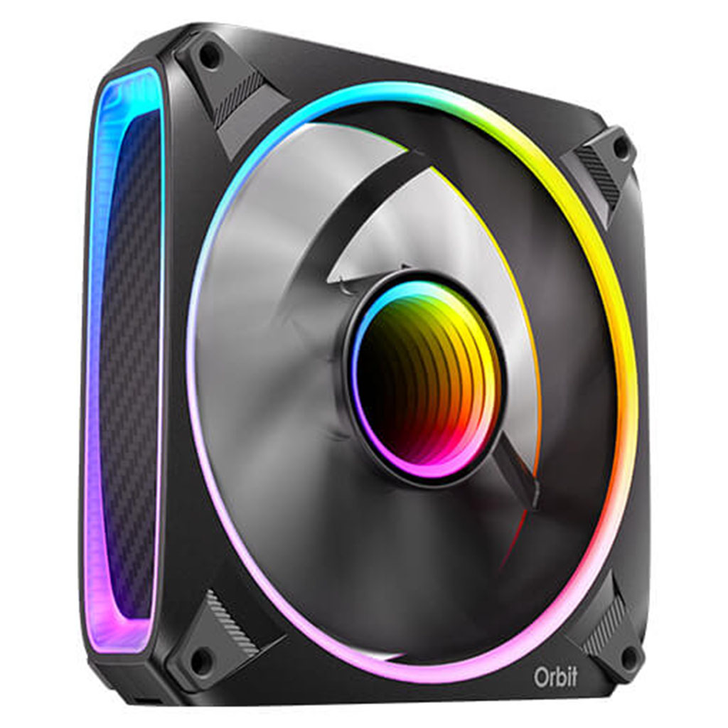 Antec Orbit 120mm ARGB Black Case Fan - 3 Pack - ORBIT 120 ARGB 3PK | Mwave