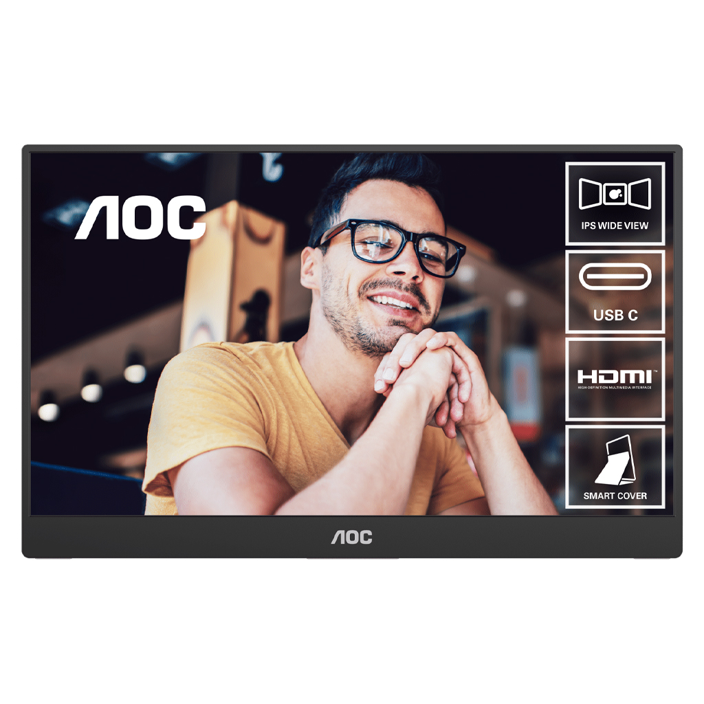 AOC 16T10 15.6" Full HD USB-C IPS Portable Monitor - 16T10 | Mwave