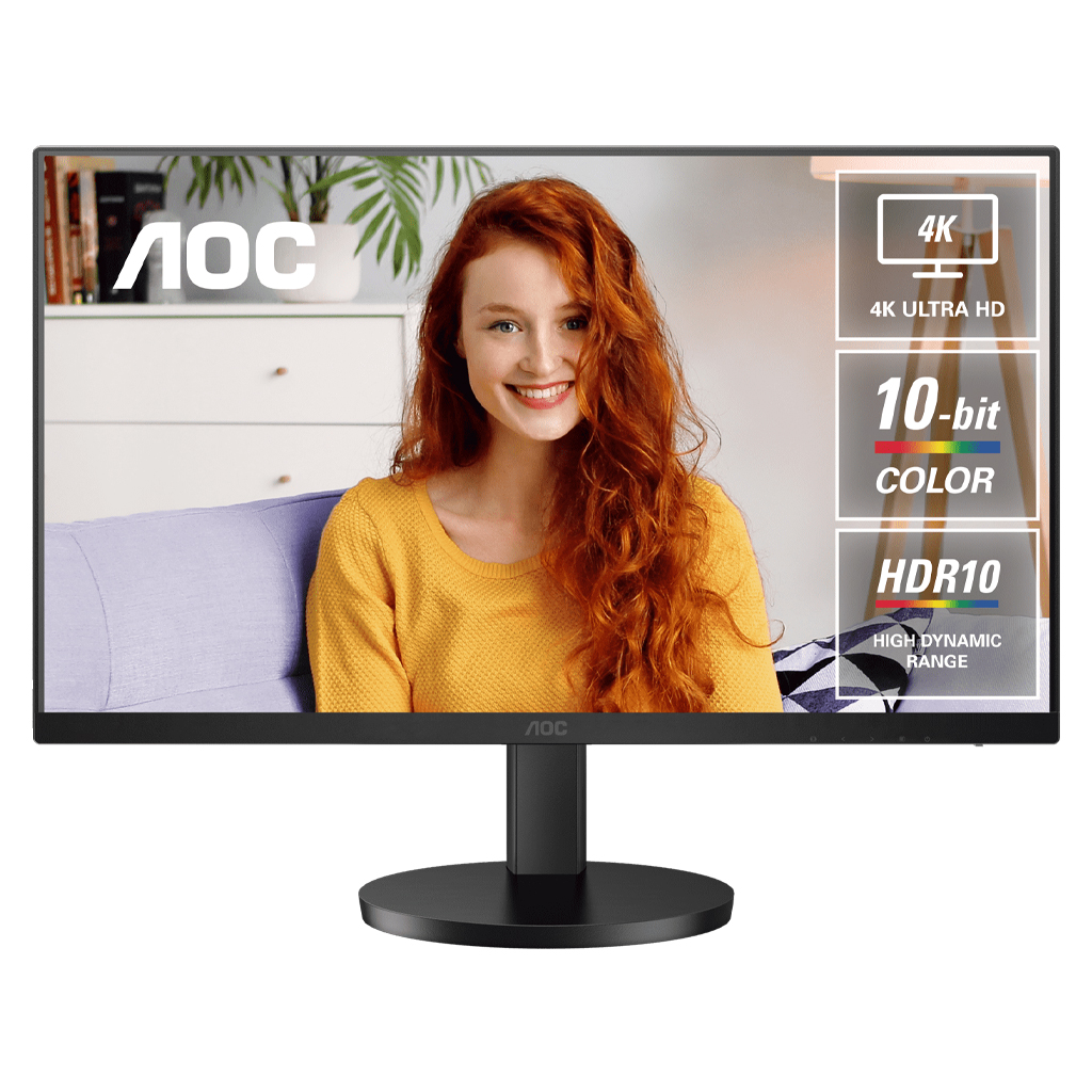 AOC U27B3AF 27" 4K UHD HDR10 10-Bit IPS Monitor - U27B3AF | Mwave