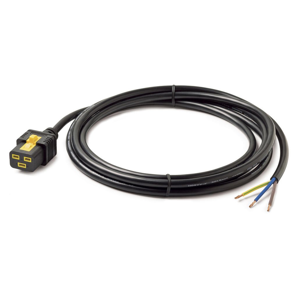 APC AP8759 3.0m Locking C19 to Rewireable Power Cord - AP8759 | Mwave