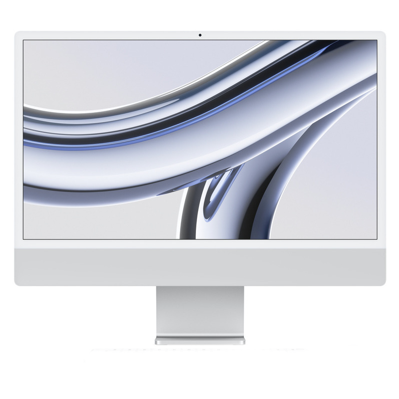 Apple 24-inch iMac M3 8GB 256GB 8-core GPU - Silver - MQR93X/A | Mwave