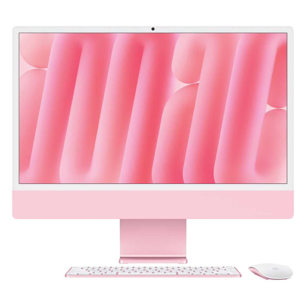 Apple 24-inch iMac M4 10-Core GPU 16GB 256GB Mac OS TouchID - Pink ...