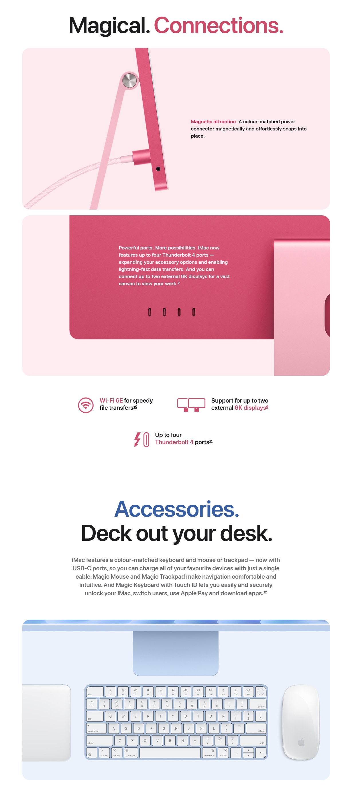 Apple 24-inch iMac M4 8-Core GPU 16GB 256GB Mac OS - Blue - MWUF3X/A ...