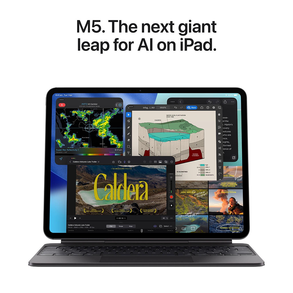 Apple iPad Pro 11" M5 Wi-Fi + Cellular 2TB Nano-Texture Glass - Space ...