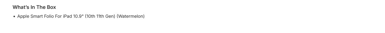Apple Smart Folio For iPad 10.9" (10th/11th Gen) - Watermelon - MDEP4FE ...