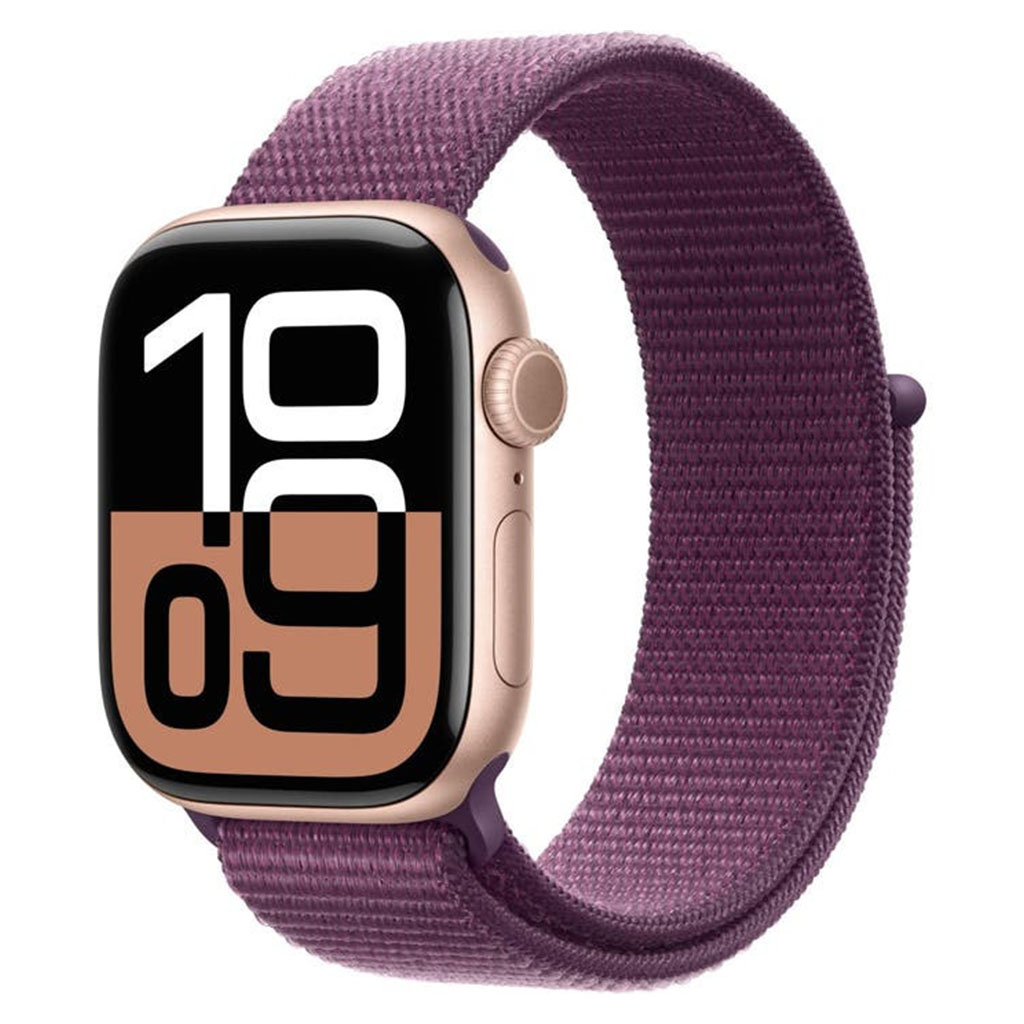 Apple Watch Series 10 42mm Rose Gold Aluminium Case GPS Sport Loop ...