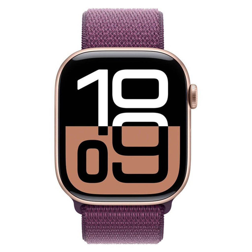 Apple Watch Series 10 46mm Rose Gold Aluminium Case GPS Sport Loop ...