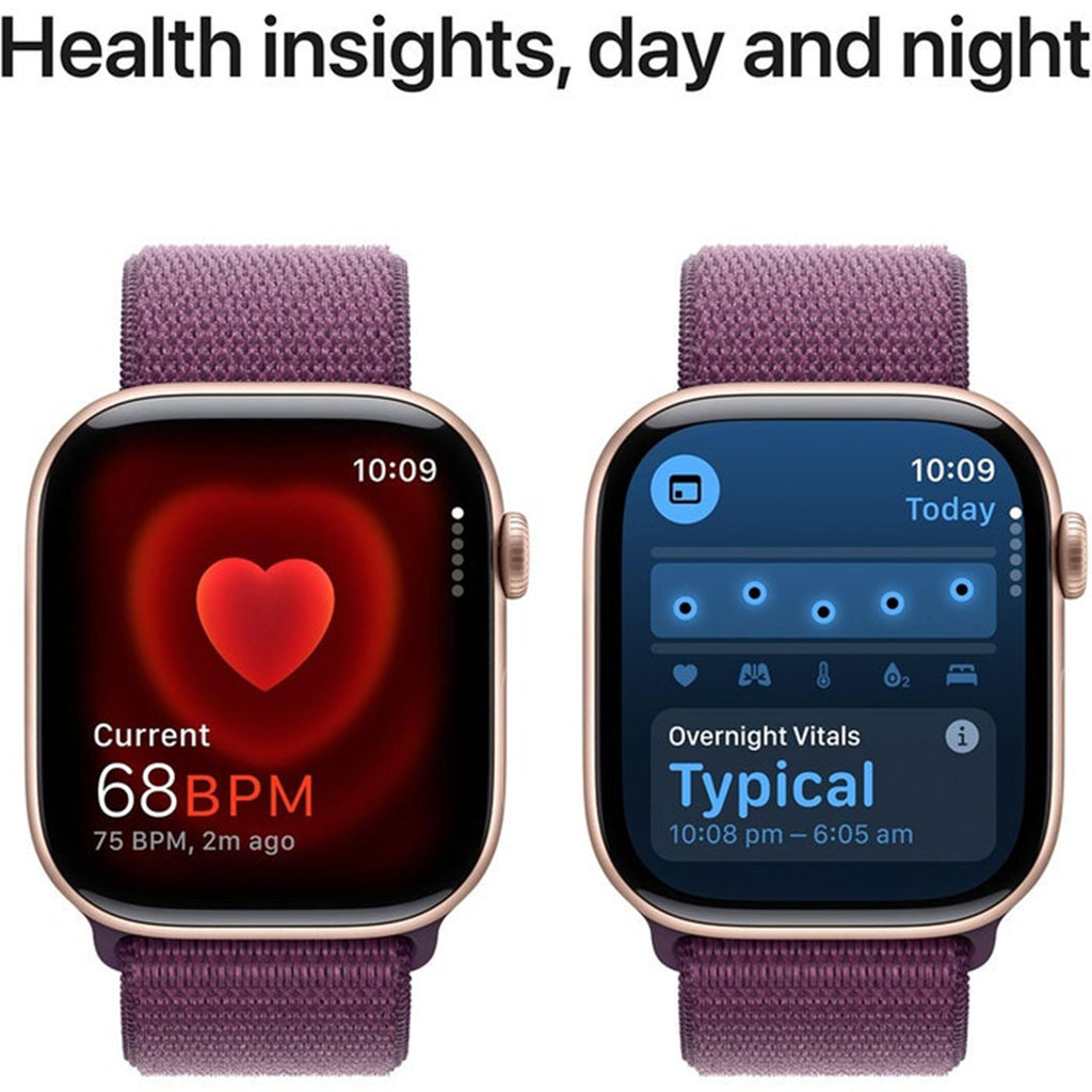 Apple Watch Series 10 46mm Rose Gold Aluminium Case GPS Sport Loop ...