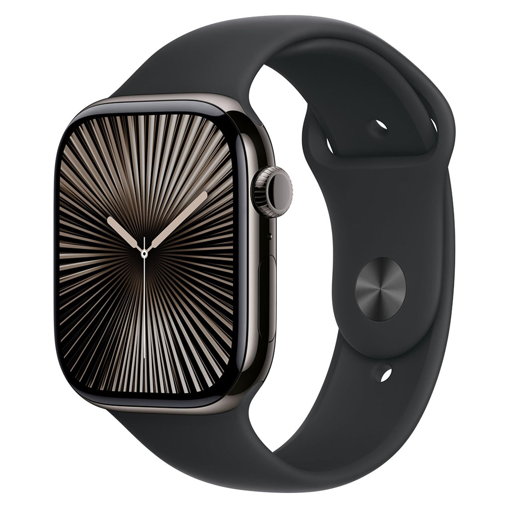 Apple Watch Series 10 46mm Slate Titanium Case GPS + Cellular Sport ...