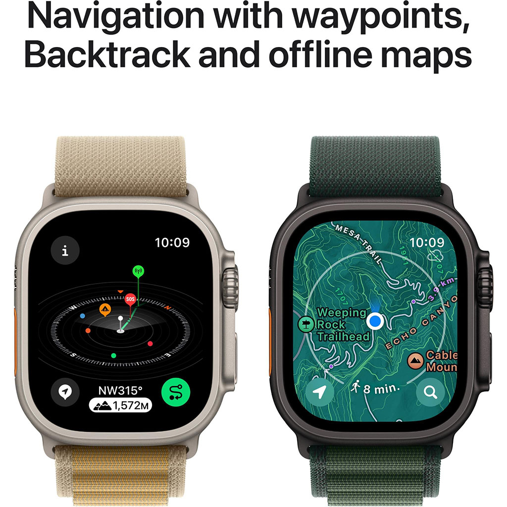 Apple Watch Ultra 2 49mm Black Titanium Case GPS + Cellular Loop - L ...