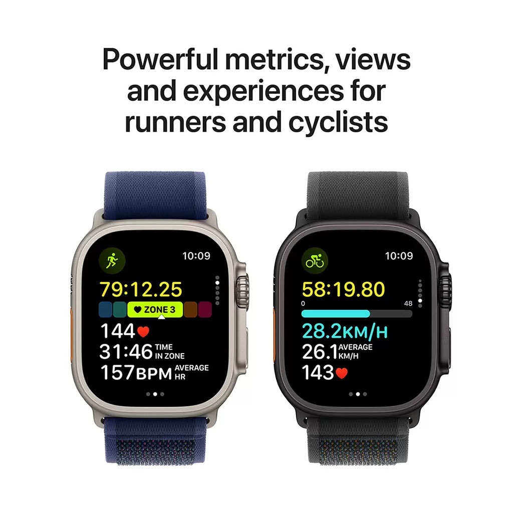 Apple Watch Ultra 2 49mm Natural Titanium Case GPS + Cellular Band ...