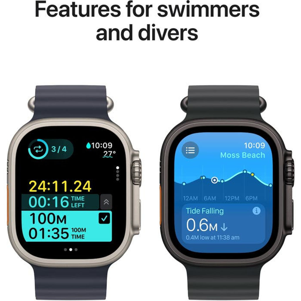 Apple Watch Ultra 2 49mm Natural Titanium Case GPS + Cellular Loop - S ...