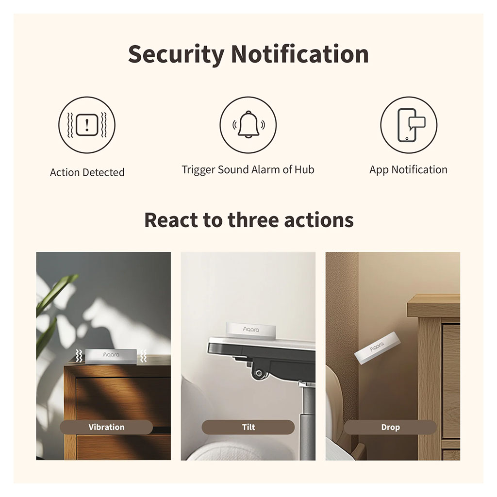 Aqara T1 Vibration Sensor - VB-S01D | Mwave