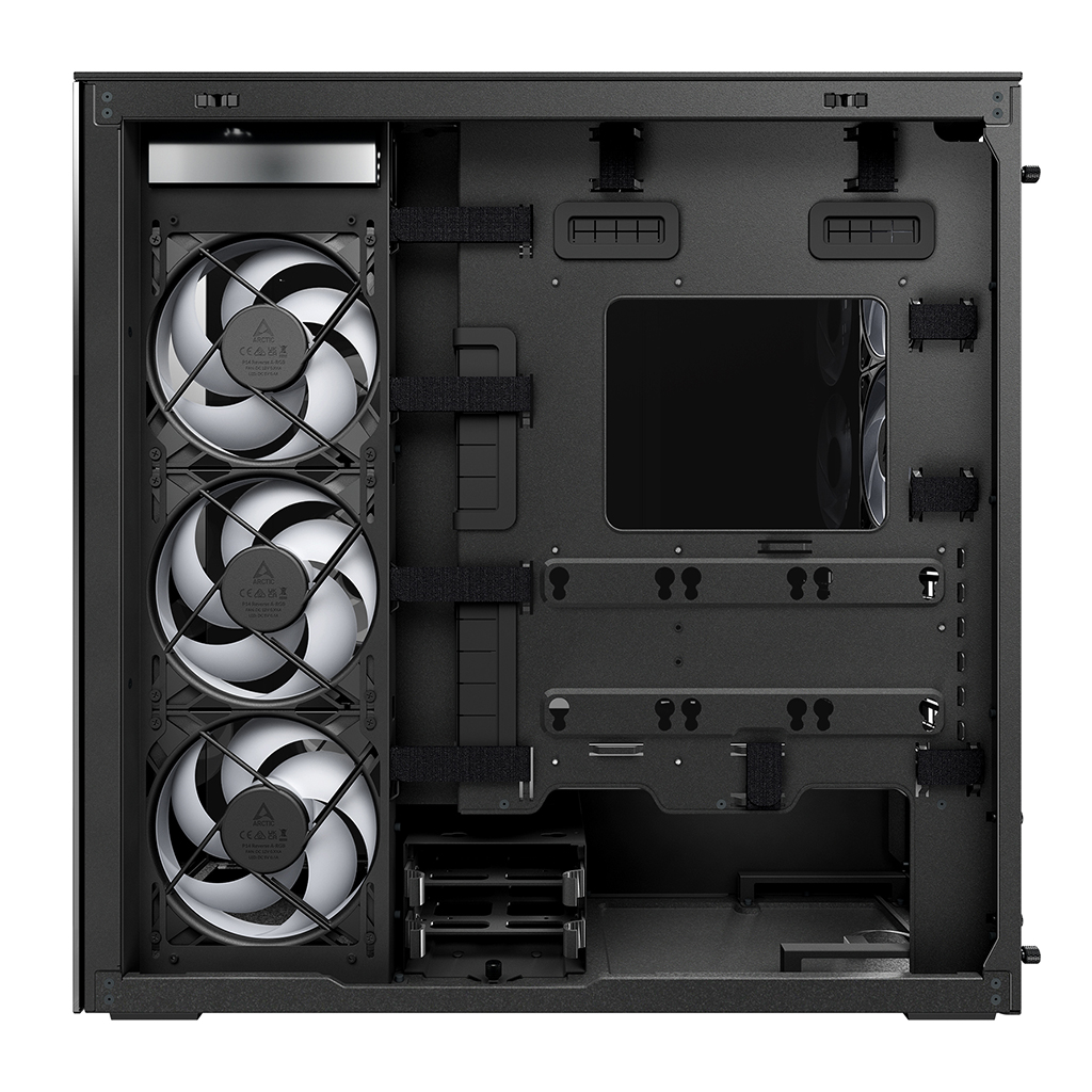 Arctic Xtender Premium Tempered Glass E-ATX PC Case - Black ...