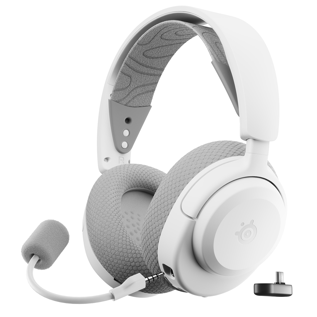 Steelseries Arctis Nova 3p Wireless Gaming Headset White 61687 Mwave