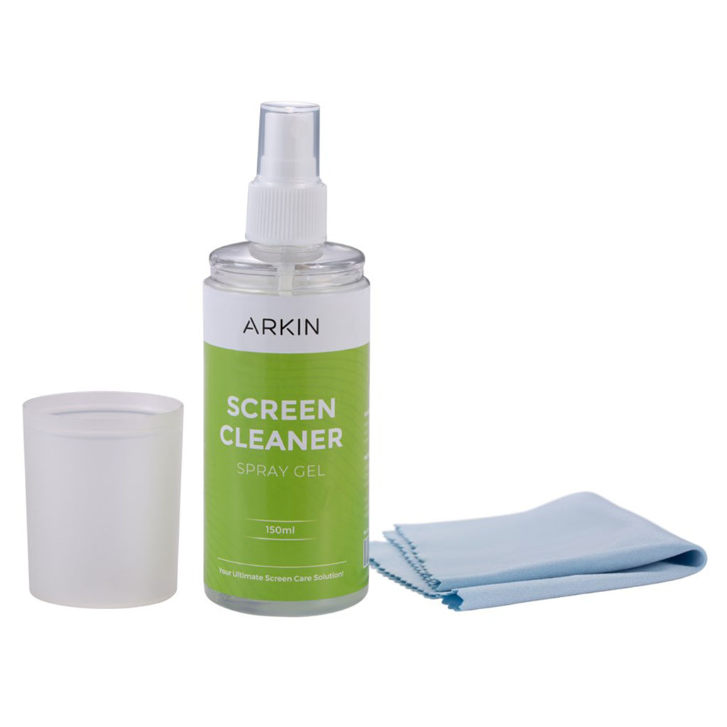 Arkin 150ml Screen Cleaning Kit with Cloth - AR-CLEAN150 | Mwave