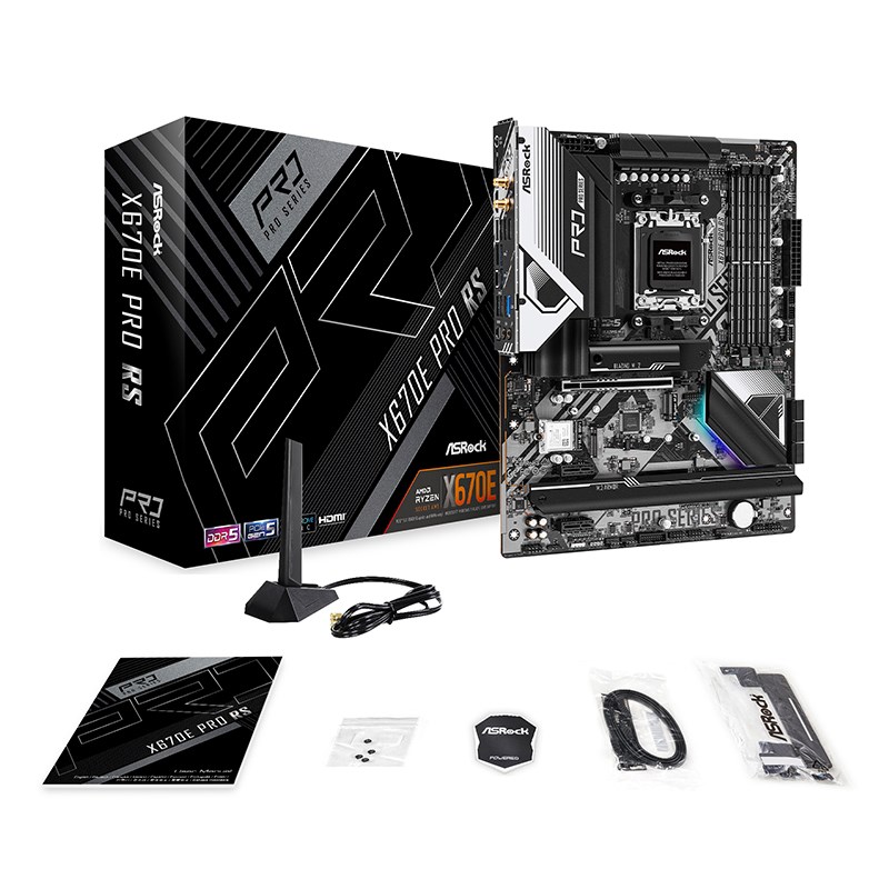 ASRock X670E Pro RS AM5 ATX Motherboard - X670E Pro RS | Mwave