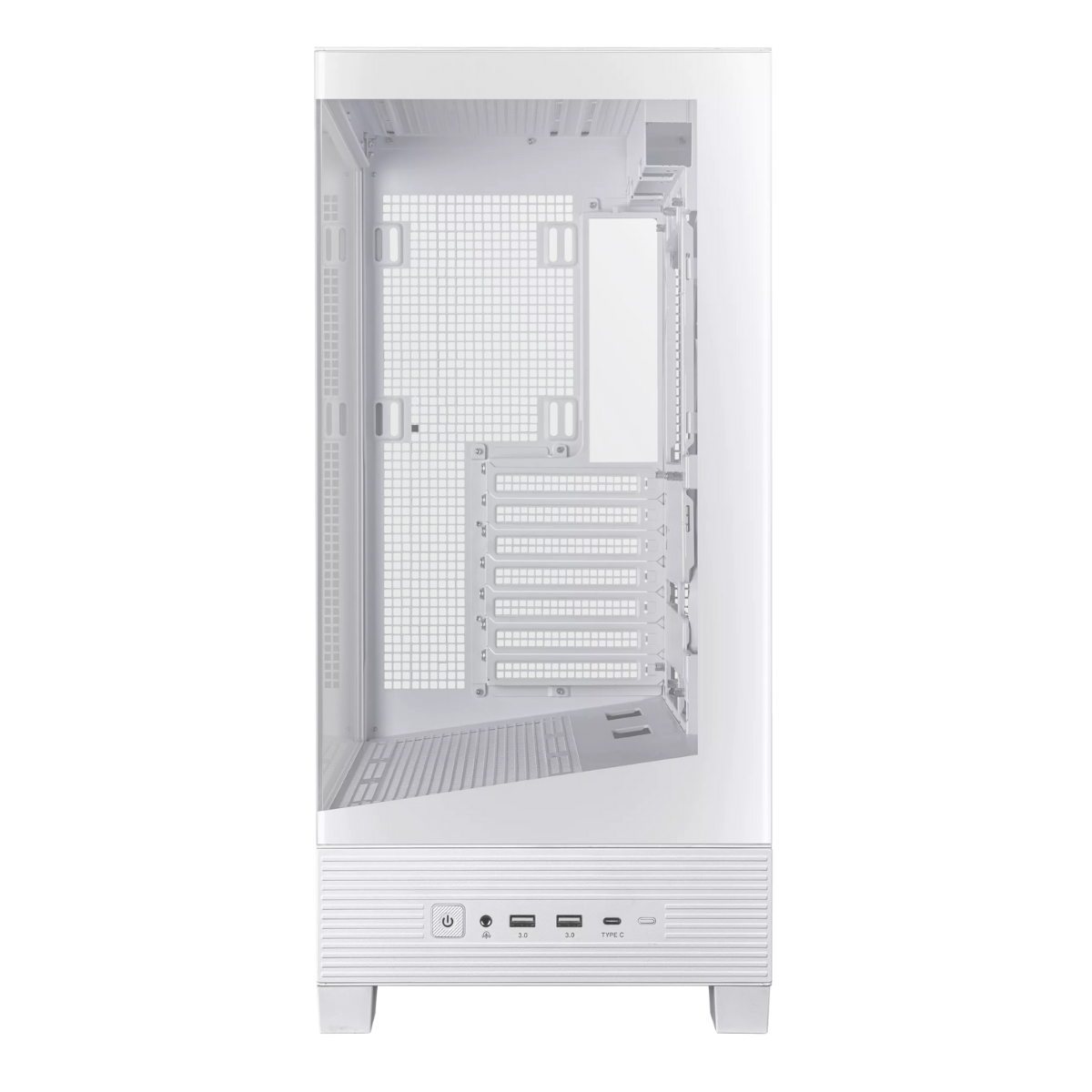 ASUS A31 Tempered Glass Mid-Tower ATX PC Case - White - ASUS A31 WHITE ...