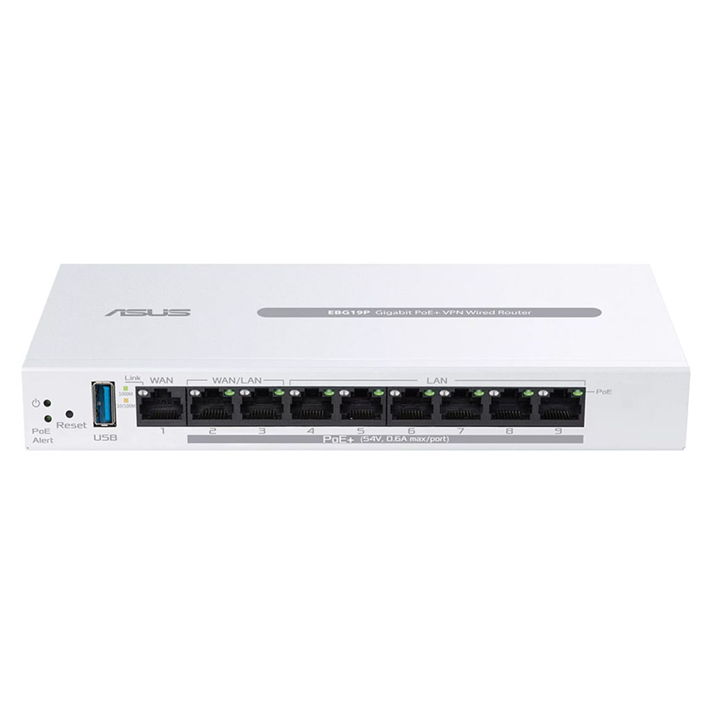 ASUS ExpertWiFi EBG19P Gigabit PoE+ VPN Wired Router - EBG19P | Mwave