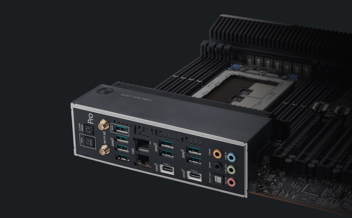 ASUS Pro WS WRX80E-SAGE SE WIFI II sWRX8 EEB Workstation Motherboard ...