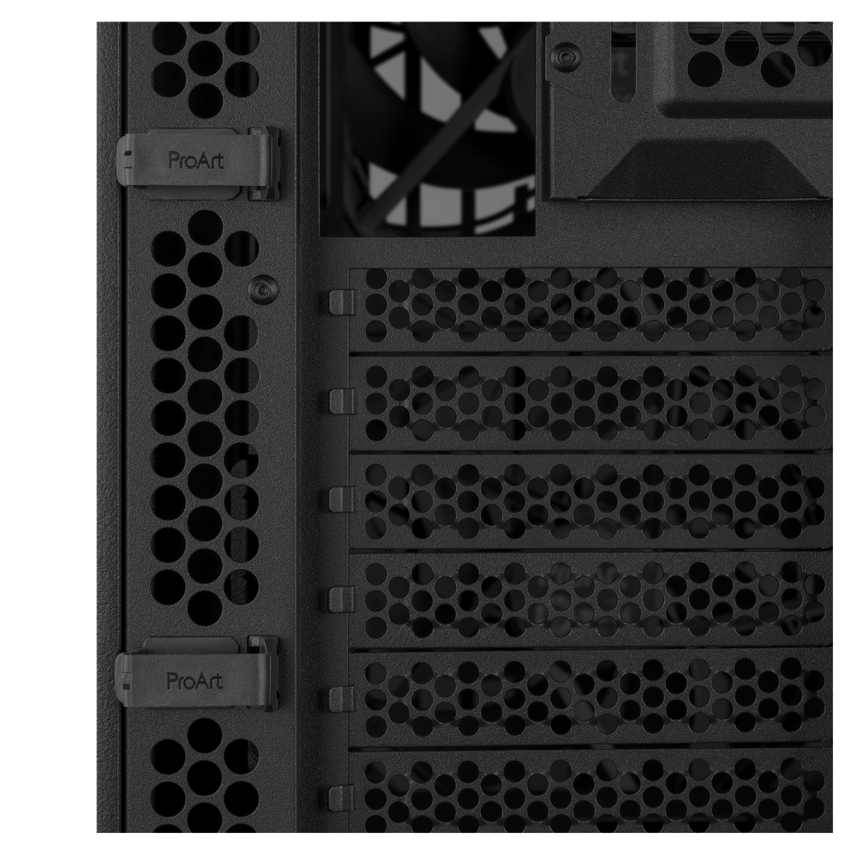 ASUS ProArt PA401 Wood Edition Metal Panel PWM ATX PC Case - Black ...