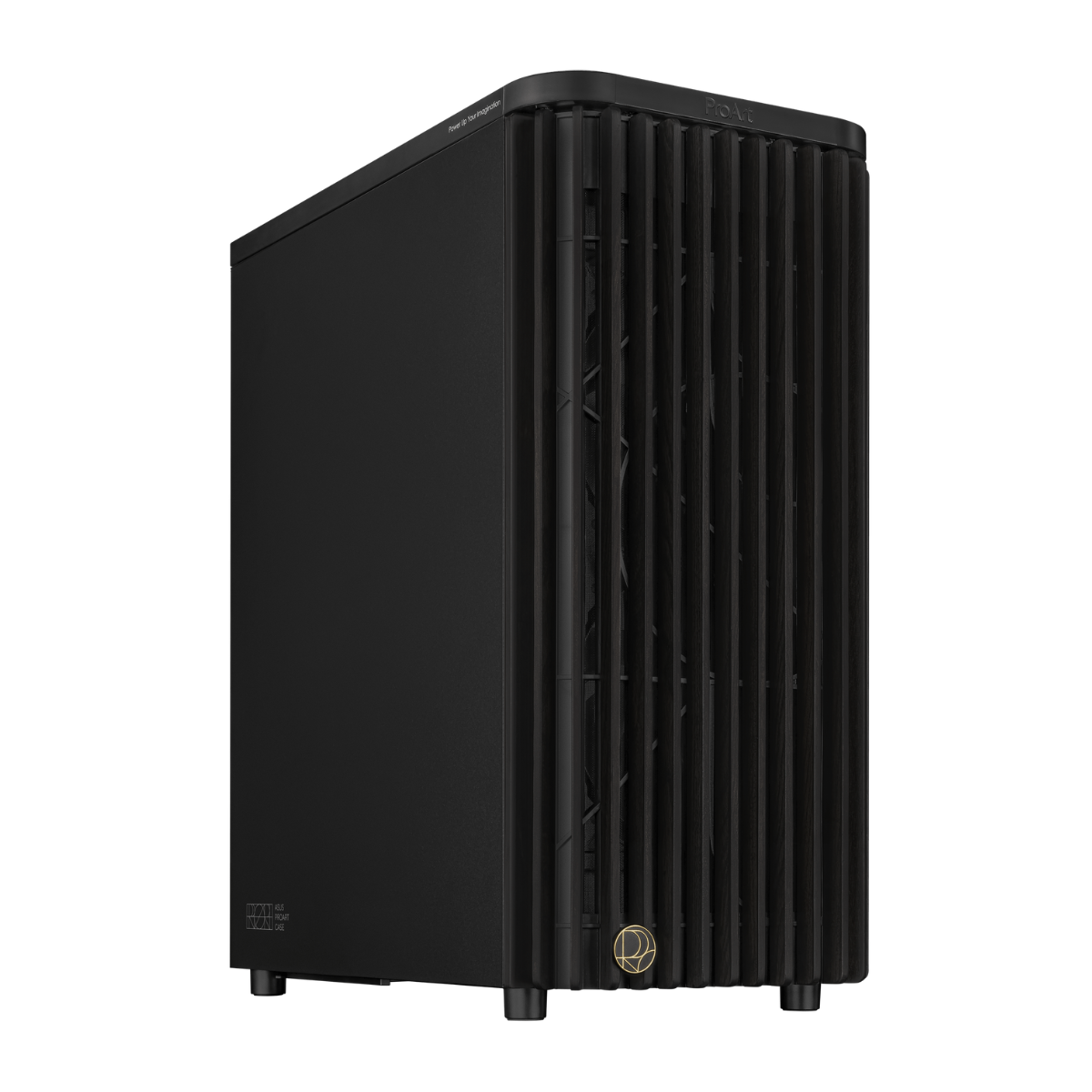 ASUS ProArt PA401 Wood Edition Metal Panel PWM ATX PC Case - Black ...