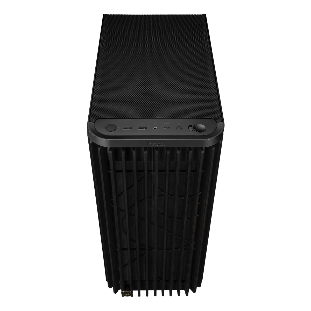 ASUS ProArt PA401 Wood Edition Tempered Glass PWM ATX PC Case - Black ...