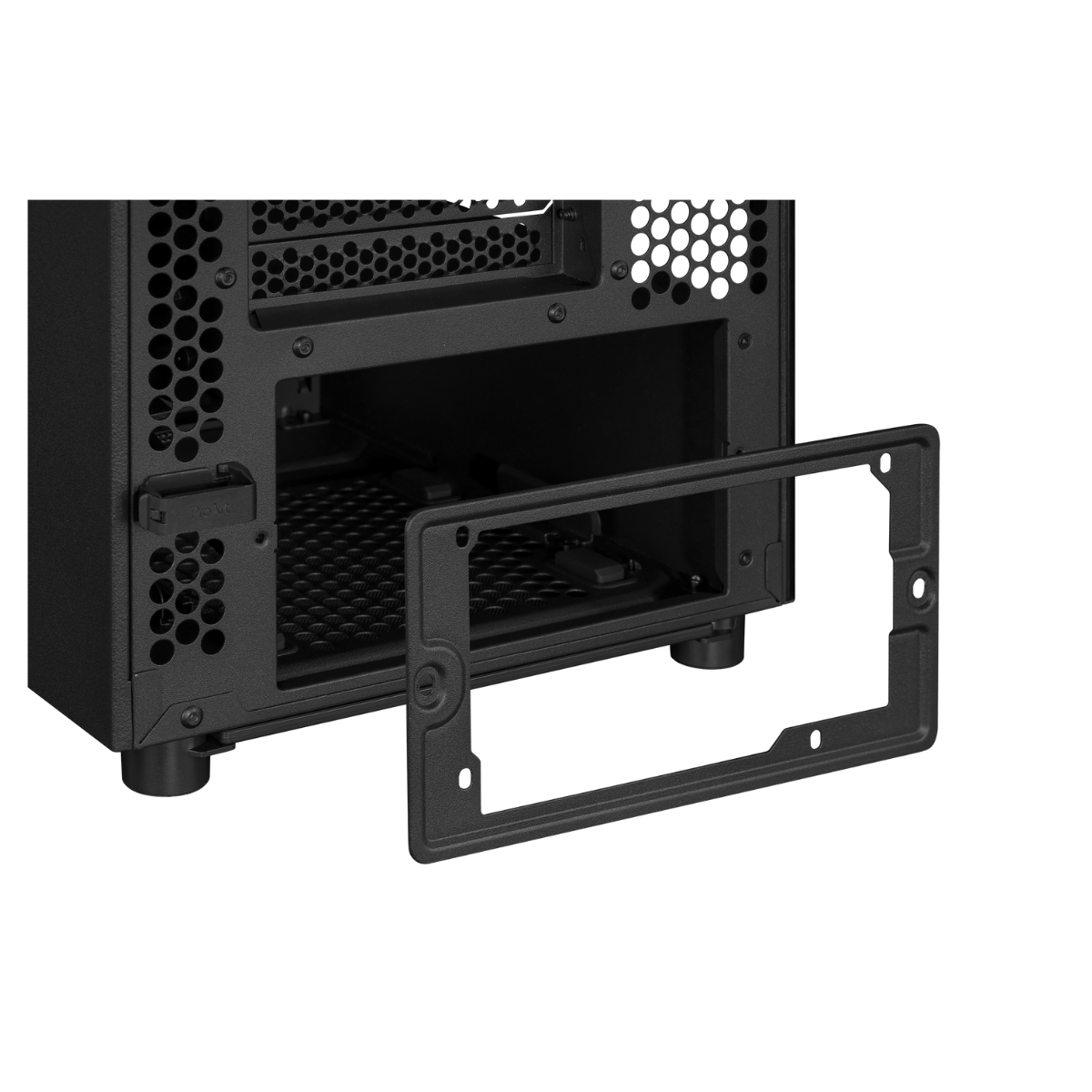 ASUS ProArt PA401 Wood Edition Tempered Glass PWM ATX PC Case - Black ...