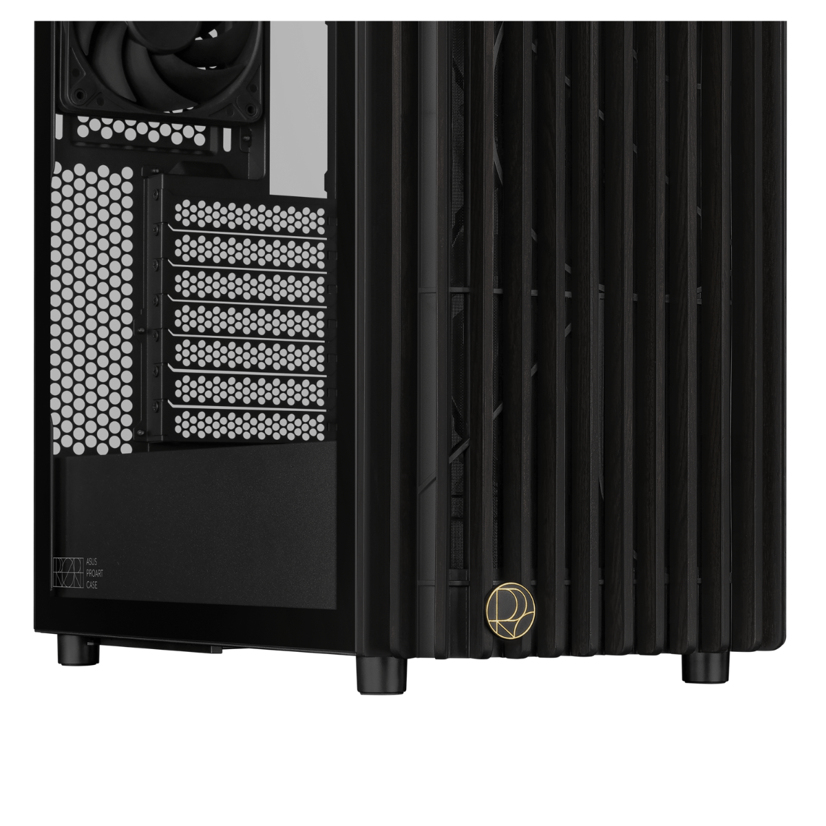 ASUS ProArt PA401 Wood Edition Tempered Glass PWM ATX PC Case - Black ...