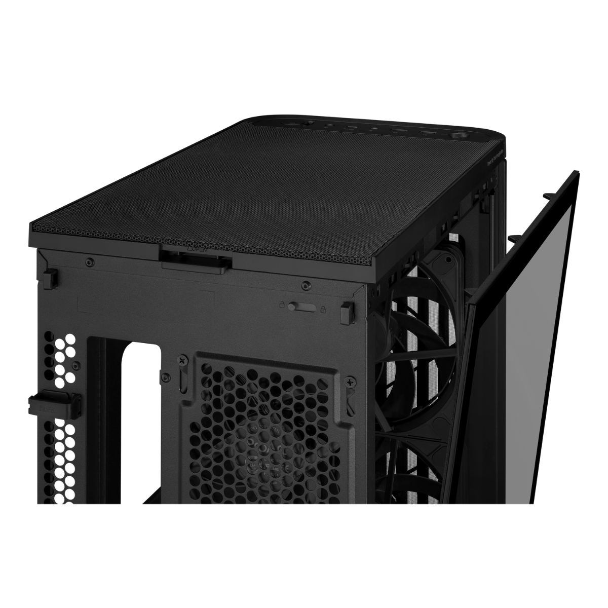 ASUS ProArt PA401 Wood Edition Tempered Glass PWM ATX PC Case - Black ...