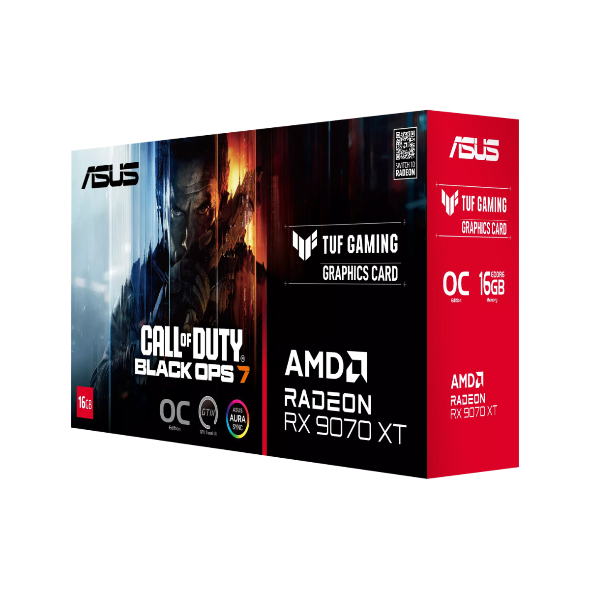 ASUS Radeon RX 9070XT TUF Gaming COD BO7 Special Edition 16GB GDDR6 ...