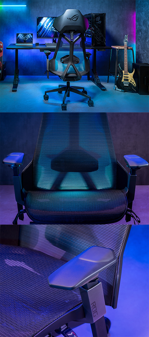 ASUS ROG Destrier SL400 Ergonomic Mesh Gaming Chair - ROG DESTRIER ...