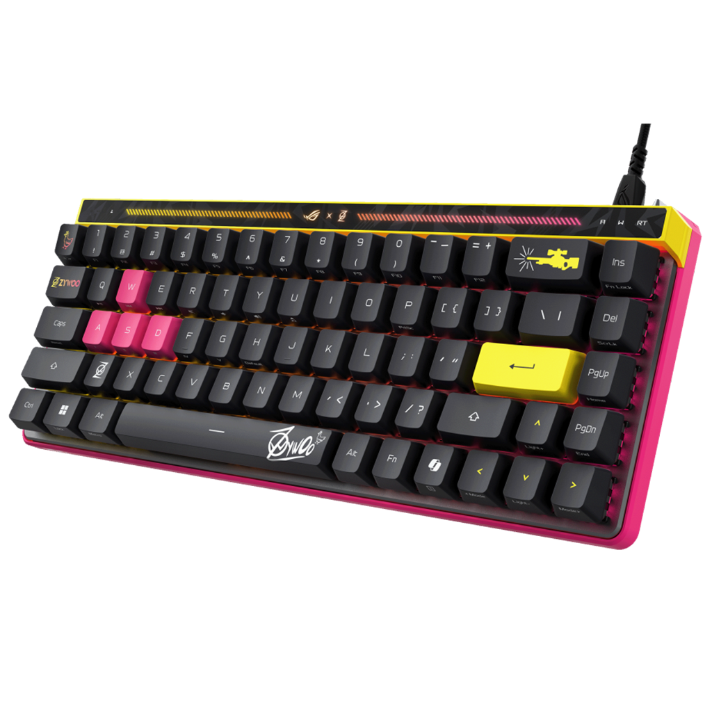 ASUS ROG Falchion Ace HFX 65% Analog Gaming Keyboard - ZywOo Edition ...