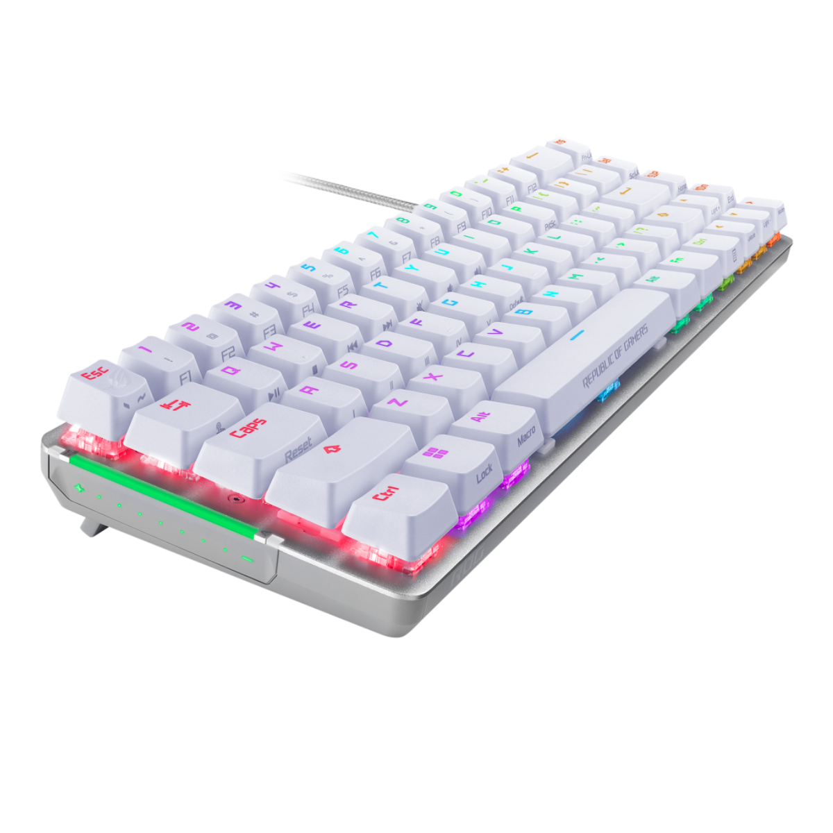 ASUS ROG Falchion Ace RGB White Mechanical Gaming Keyboard - NX Red ...
