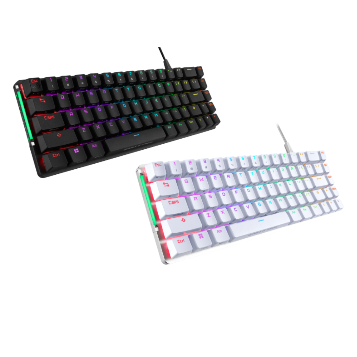 ASUS ROG Falchion Ace RGB White Mechanical Gaming Keyboard - NX Red ...