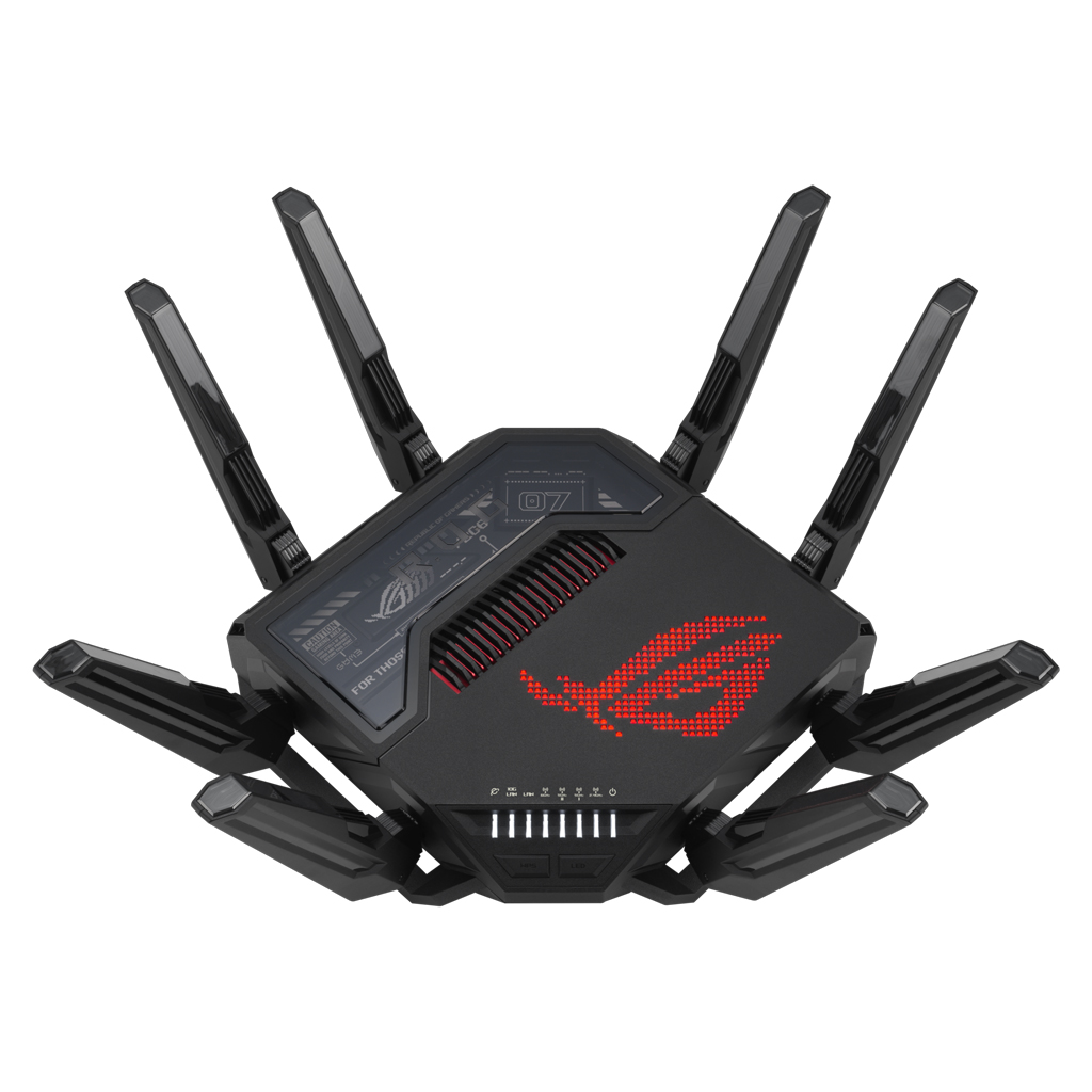 ASUS ROG Rapture GT-BE98 BE25000 Quad-Band RGB Wi-Fi 7 AiMesh Router ...