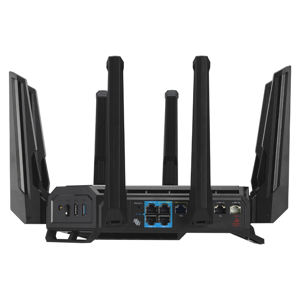 ASUS ROG Rapture GT-BE98 BE25000 Quad-Band RGB Wi-Fi 7 AiMesh Router ...