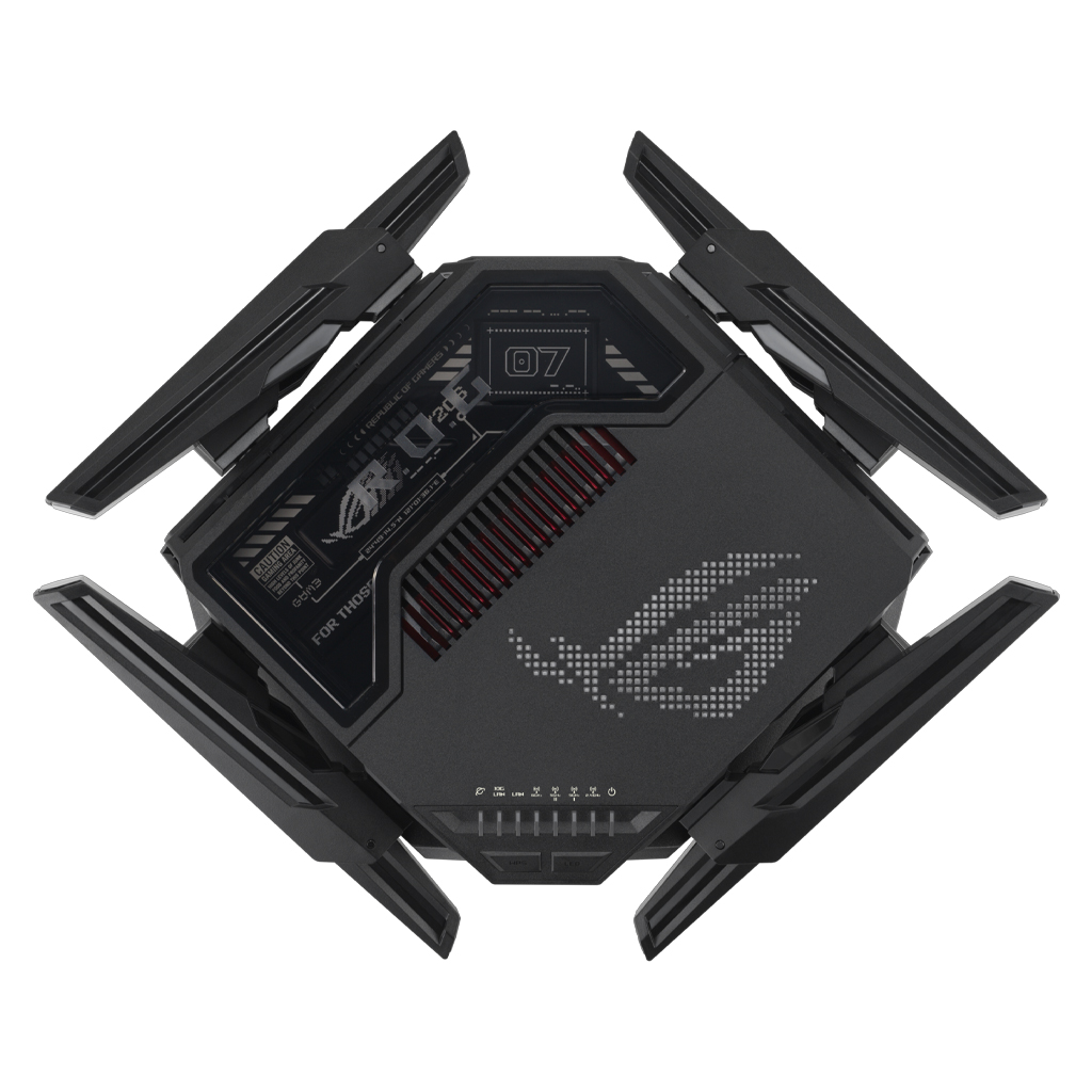 ASUS ROG Rapture GT-BE98 BE25000 Quad-Band RGB Wi-Fi 7 AiMesh Router ...