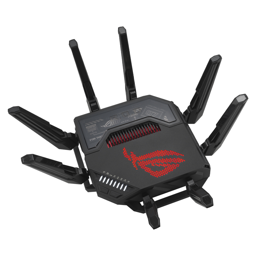 ASUS ROG Rapture GT-BE98 BE25000 Quad-Band RGB Wi-Fi 7 AiMesh Router - GT-BE98 | Mwave