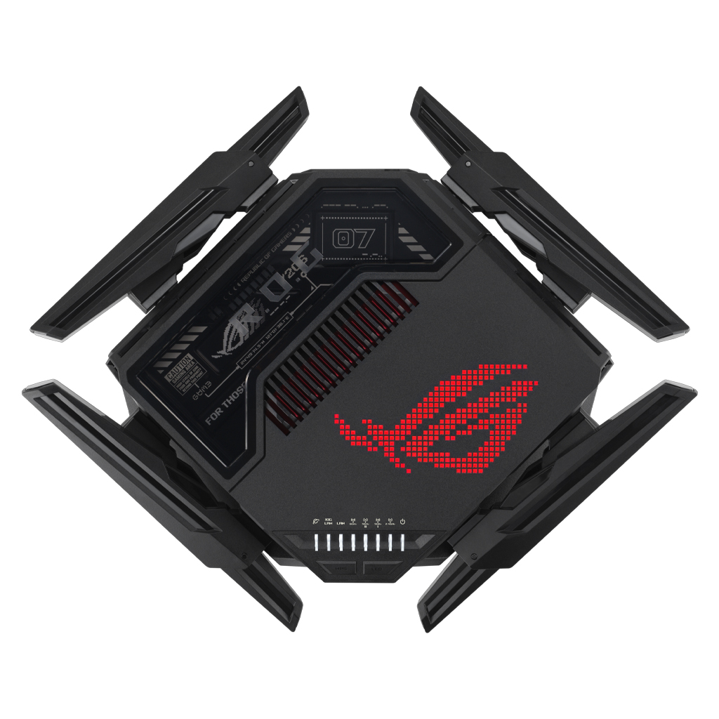 ASUS ROG Rapture GT-BE98 BE25000 Quad-Band RGB Wi-Fi 7 AiMesh Router - GT-BE98 | Mwave