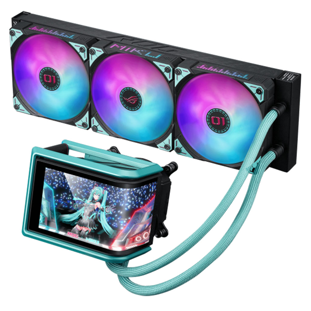 ASUS ROG RYUO IV 360mm ARGB AIO Liquid CPU Cooler - Hatsune Miku ...
