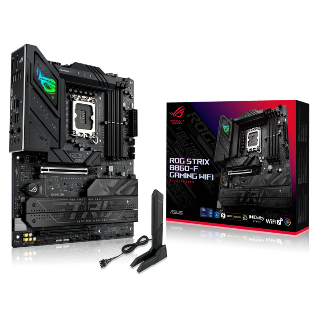 ASUS ROG STRIX B860-F GAMING WIFI Intel LGA 1851 ATX Motherboard - ROG STRIX B860-F GAMING WIFI ...